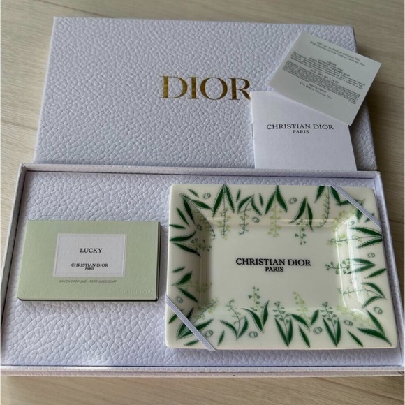 Dior | Makeup | Christian Dior Lily Of The Valley Soap And Dish Set ...